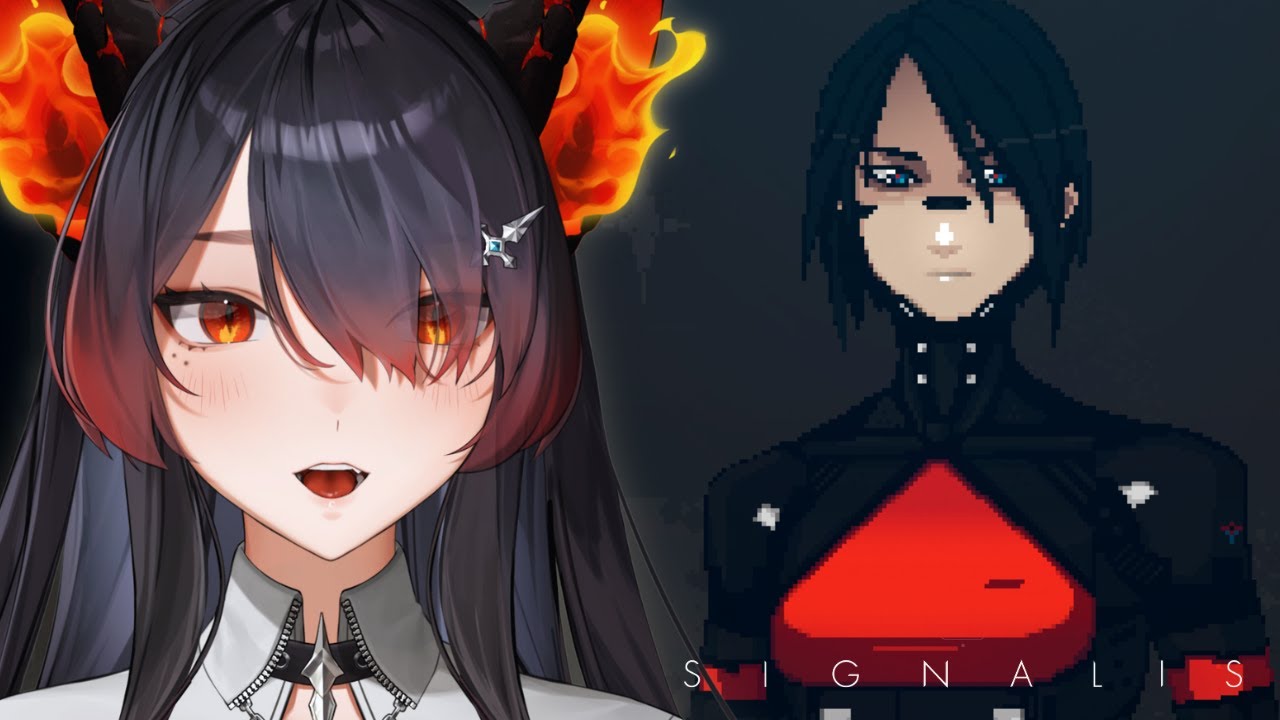 I heard there's YURI in this Horror Game | Signalis Blind Playthrough ...