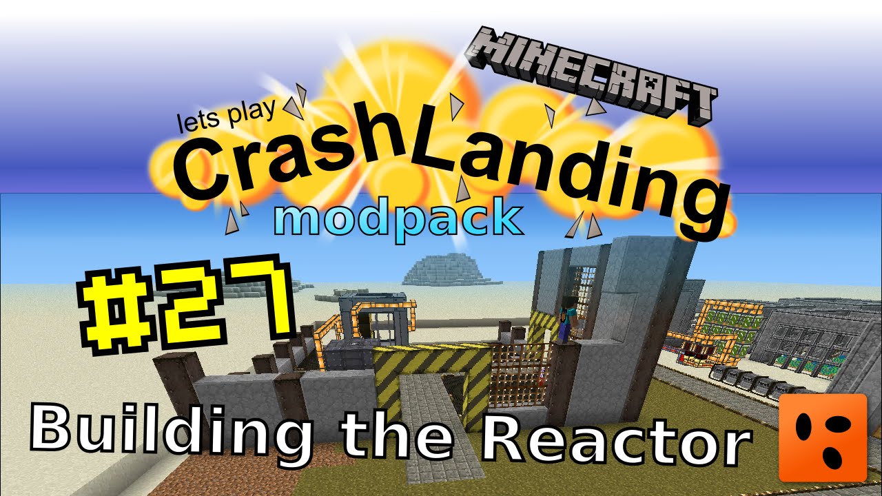 Minecraft – Crash Landing #27 - Building the Reactor - YouTube