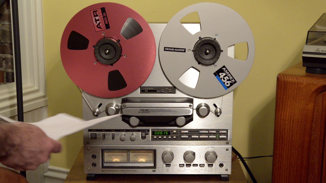TEAC X-1000R Reel to Reel - Stunning! - YouTube