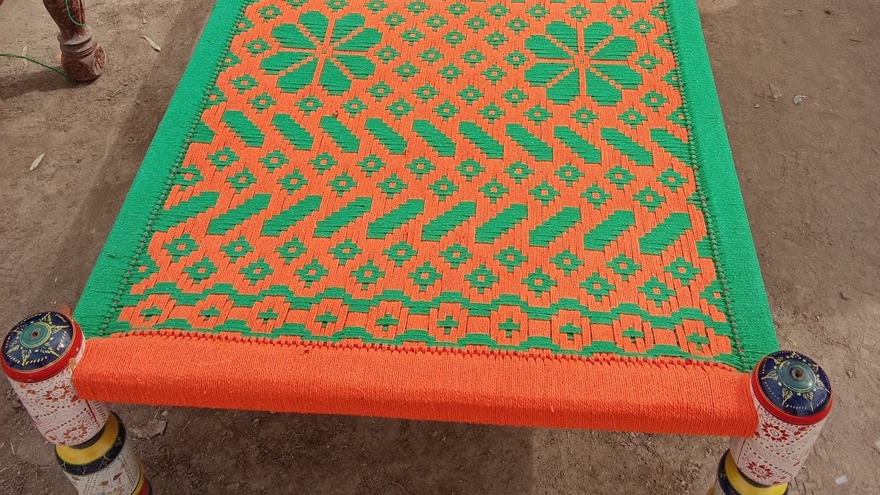 charpai design || how to make Charpai at home step by step || fancy ...