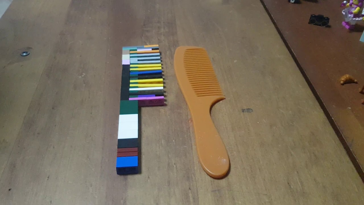 Lego Blocks Comb Hairbrush - YouTube