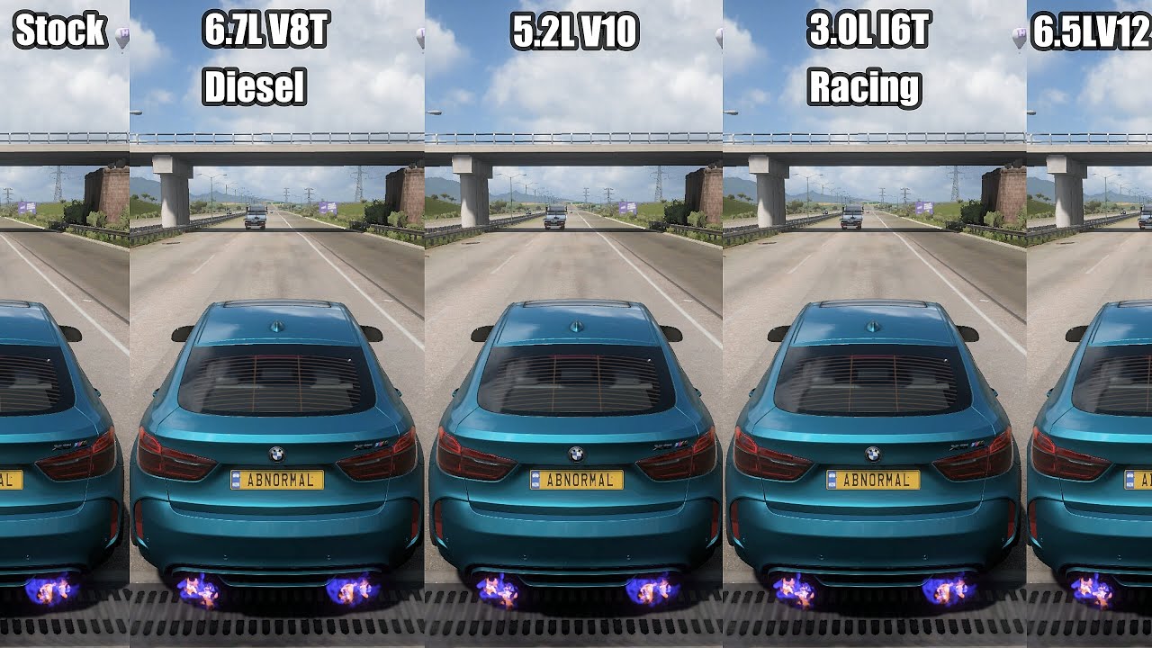 Forza Horizon 5 || 2015 BMW X6 M || All Engine Swap || Top Speed ...