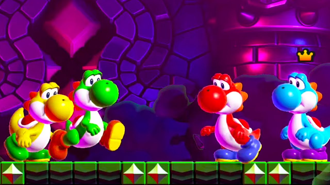 Super Mario Bros. Wonder - 4 Players Co Op Multiplayers World 1 #2 ...