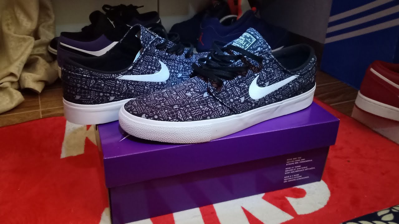 UNBOXING NIKE SB JANOSKI CASHMERE Black Colorway - YouTube