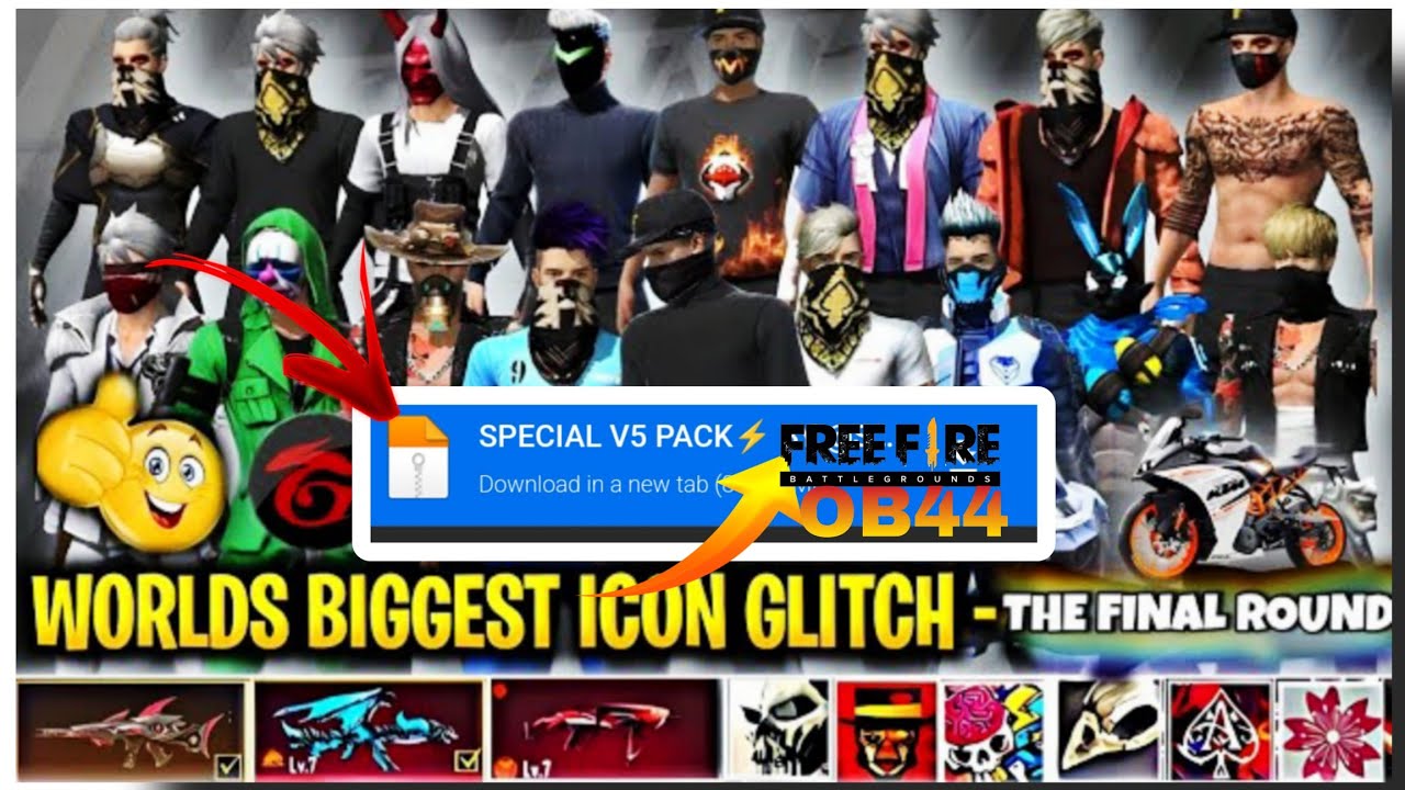 ALL IN ONE GLITCH PACK. VERY RARE COLLECTION GLITCH FILE, ff glitch ...