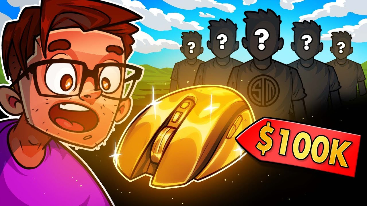 I Challenged 5 Valorant Players For $100,000 GOLDEN MOUSE - YouTube