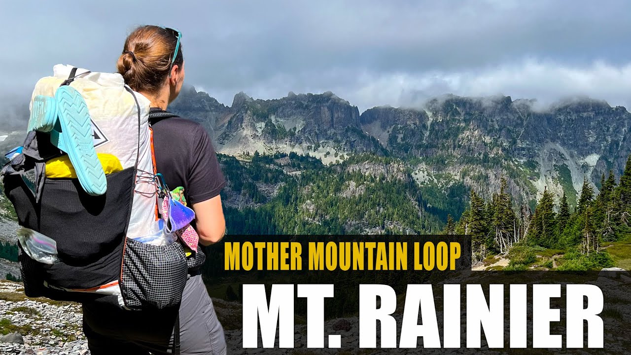 Backpacking Mt Rainier: 4 days on the Mother Mountain Loop - YouTube