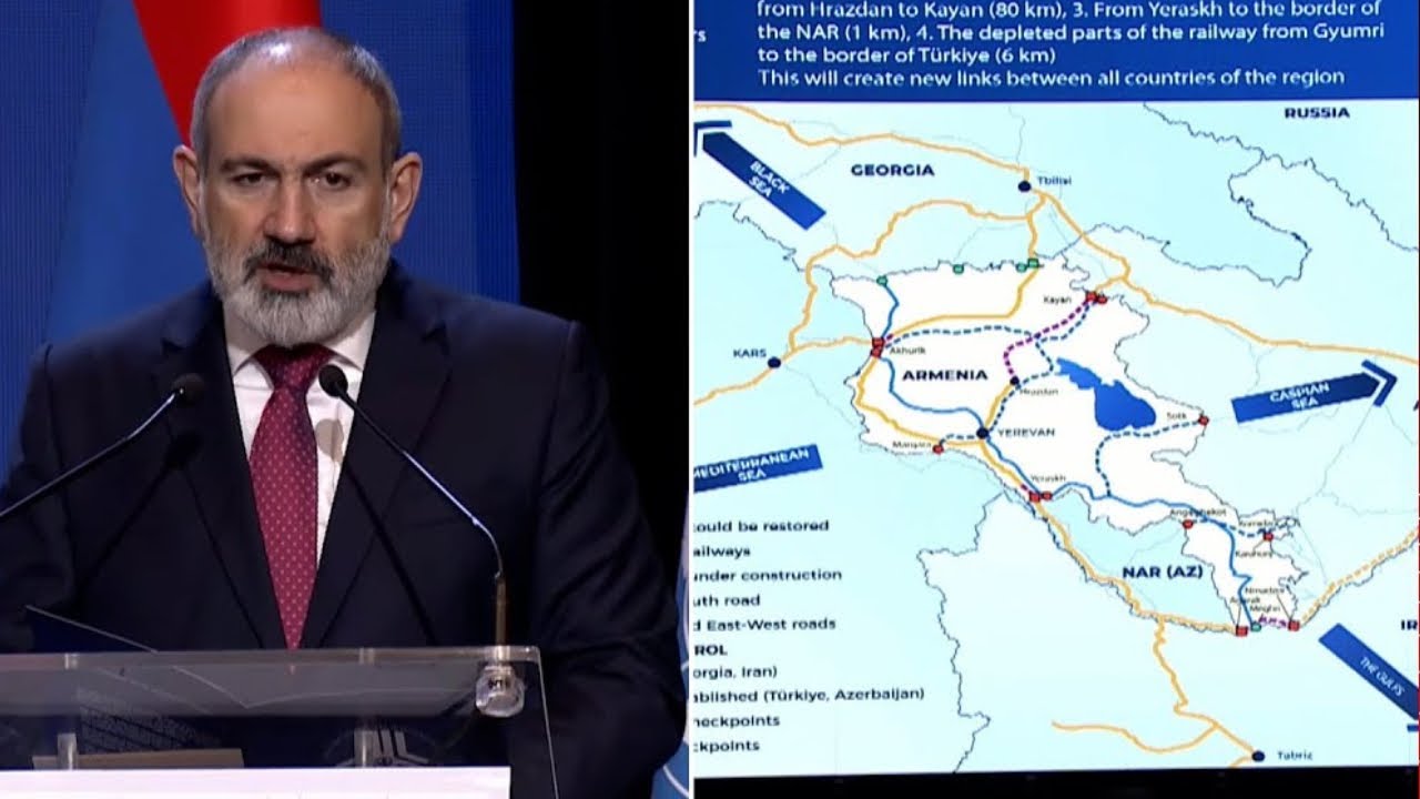 Փաշինյանը քարտեզի վրա ցույց է տալիս՝ ինչ է հանձնելու Ադրբեջանին Youtube