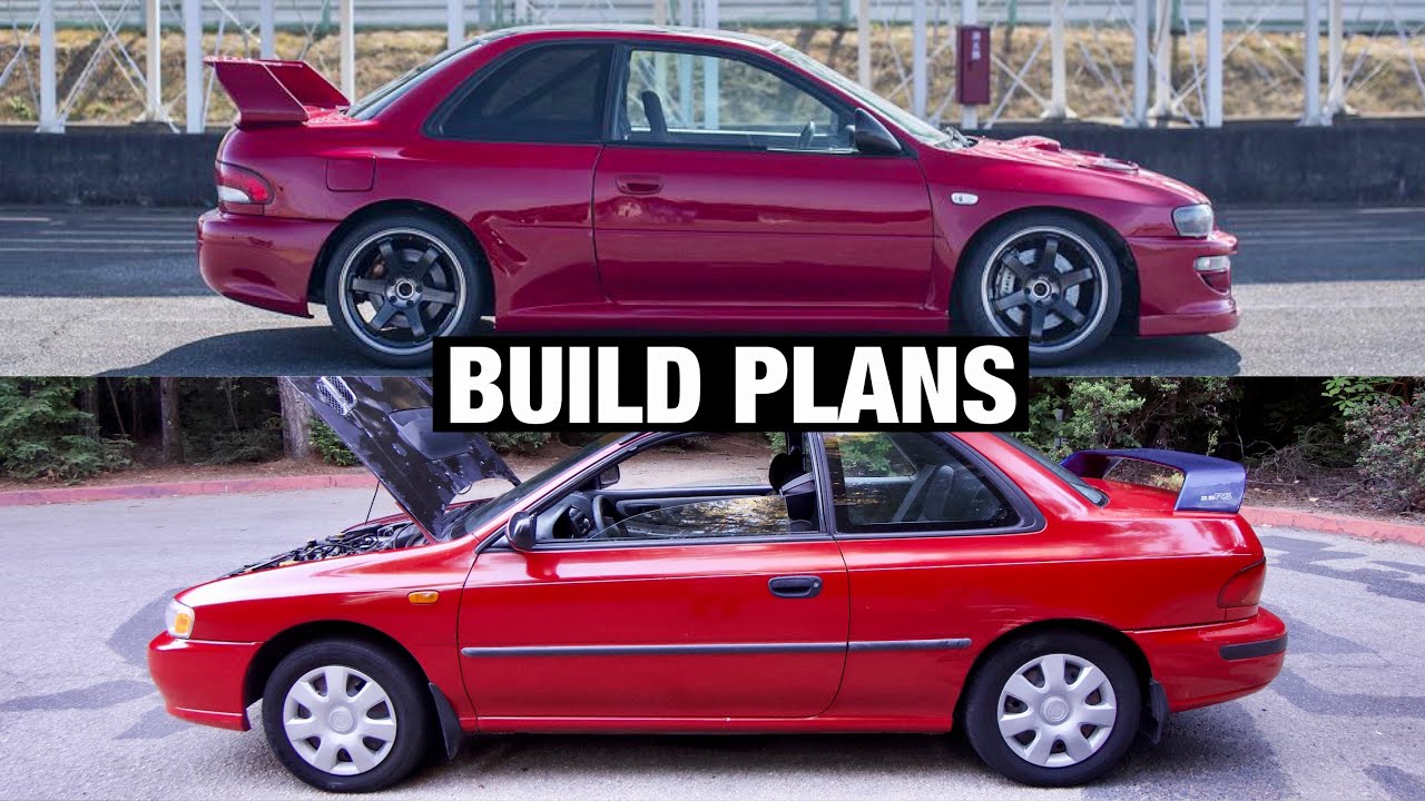 BUILD PLANS FOR THE IMPREZA COUPE! 22B? - YouTube