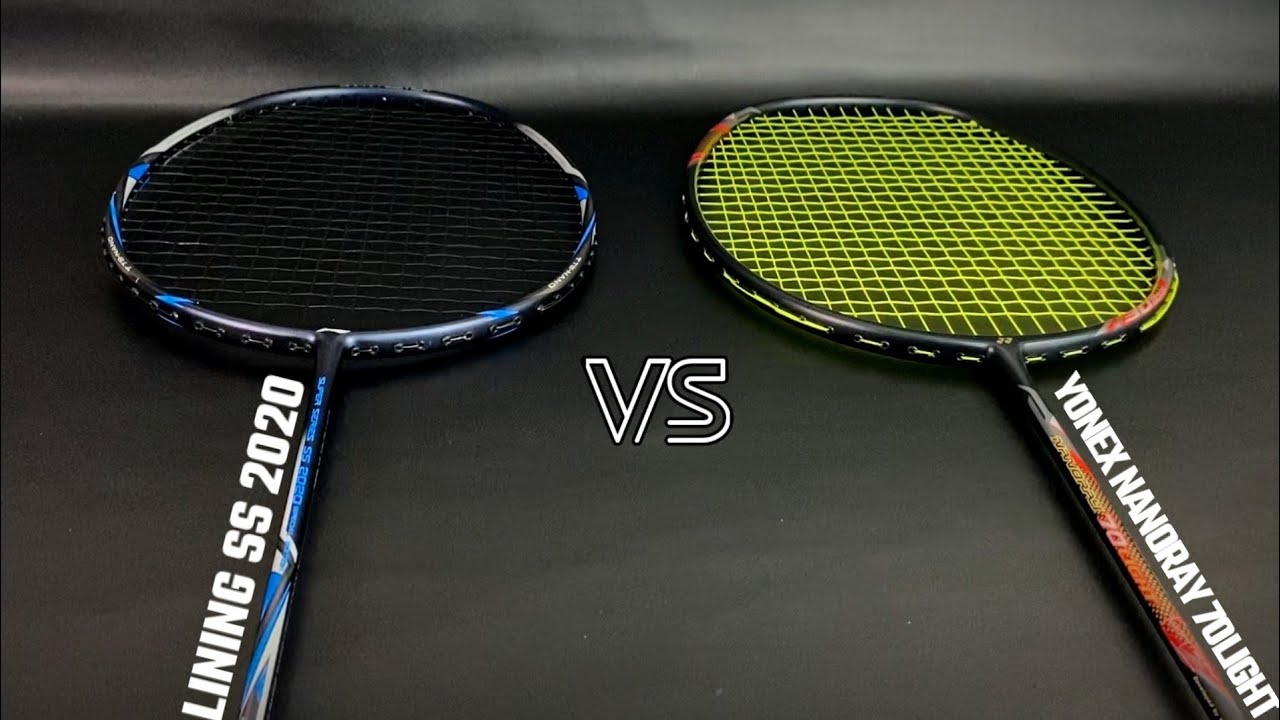 2 RAKET TERBAIK YONEX & LINING HARGA 300 RIBUAN || LINING SS 2020 VS ...