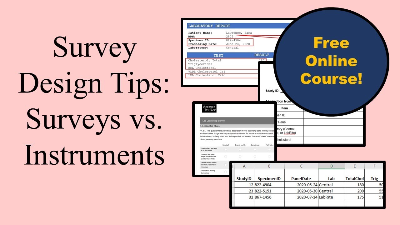 Survey Design Tips: What’s the Difference Between a Survey and an ...