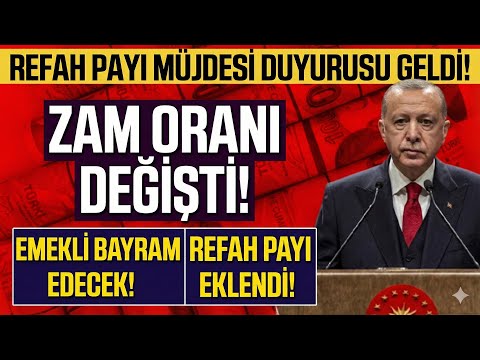 Son Dakika: Emekliye Hem Seyyanen Zam Hem Refah Payı Müjdesi Geldi Mi?