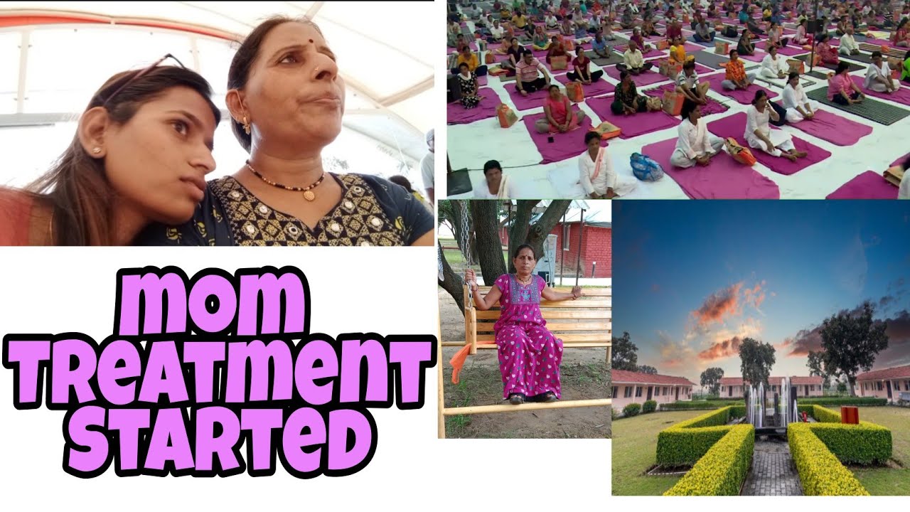 Patanjali Yog Gram || Vlog Part 2 || Mom Treatment Started || Ankita ...