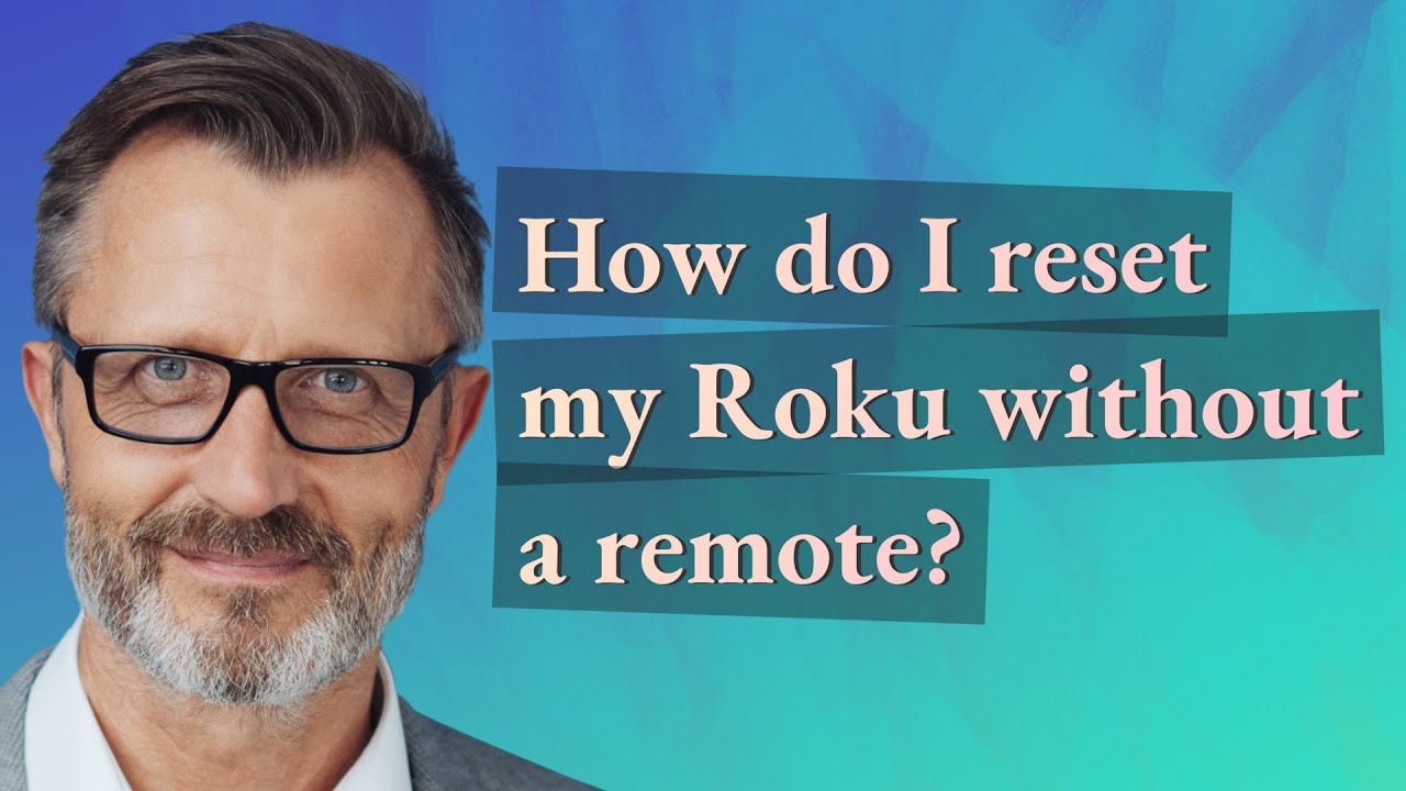 How do I reset my Roku without a remote? - YouTube