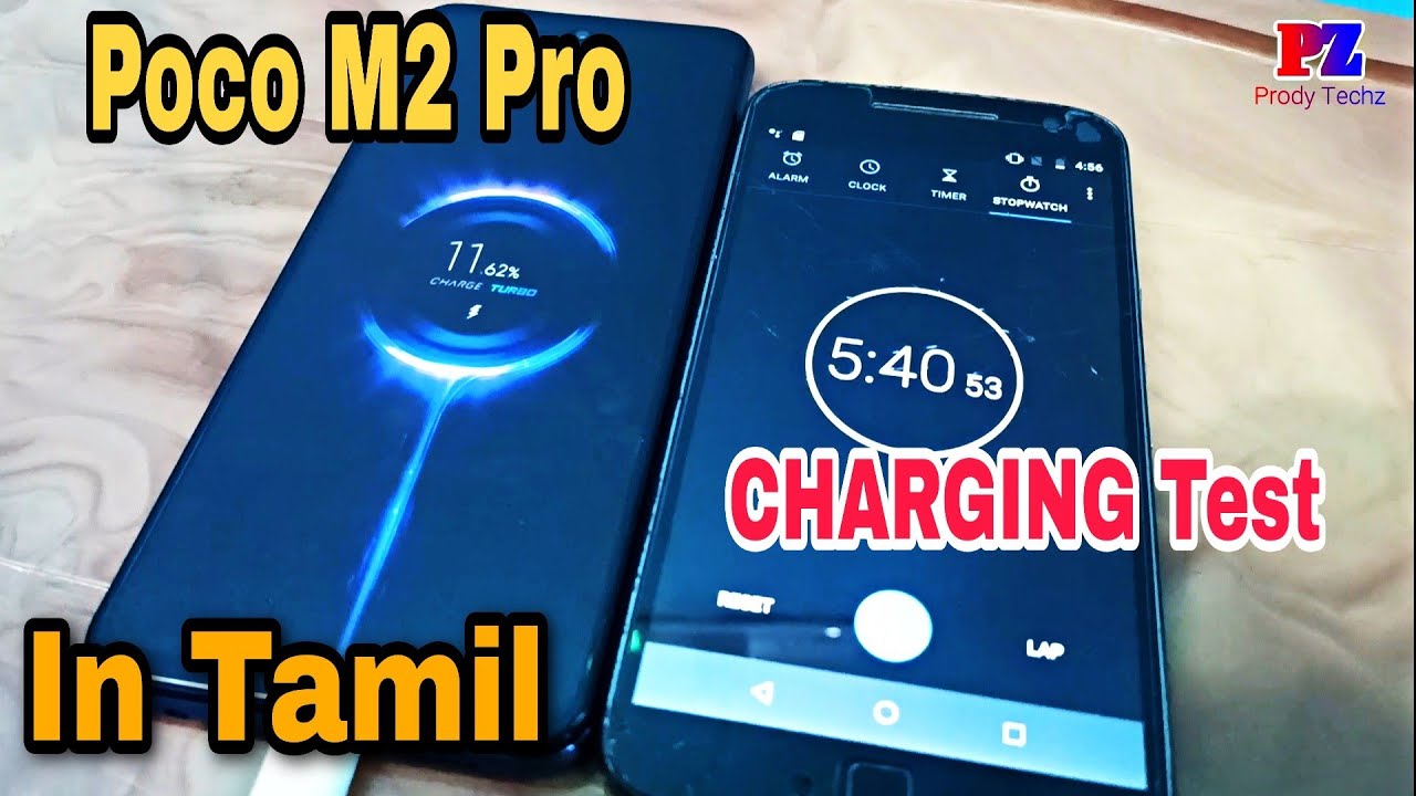 Poco M2 Pro charging Test in Tamil | 0 to 100% charging test - YouTube