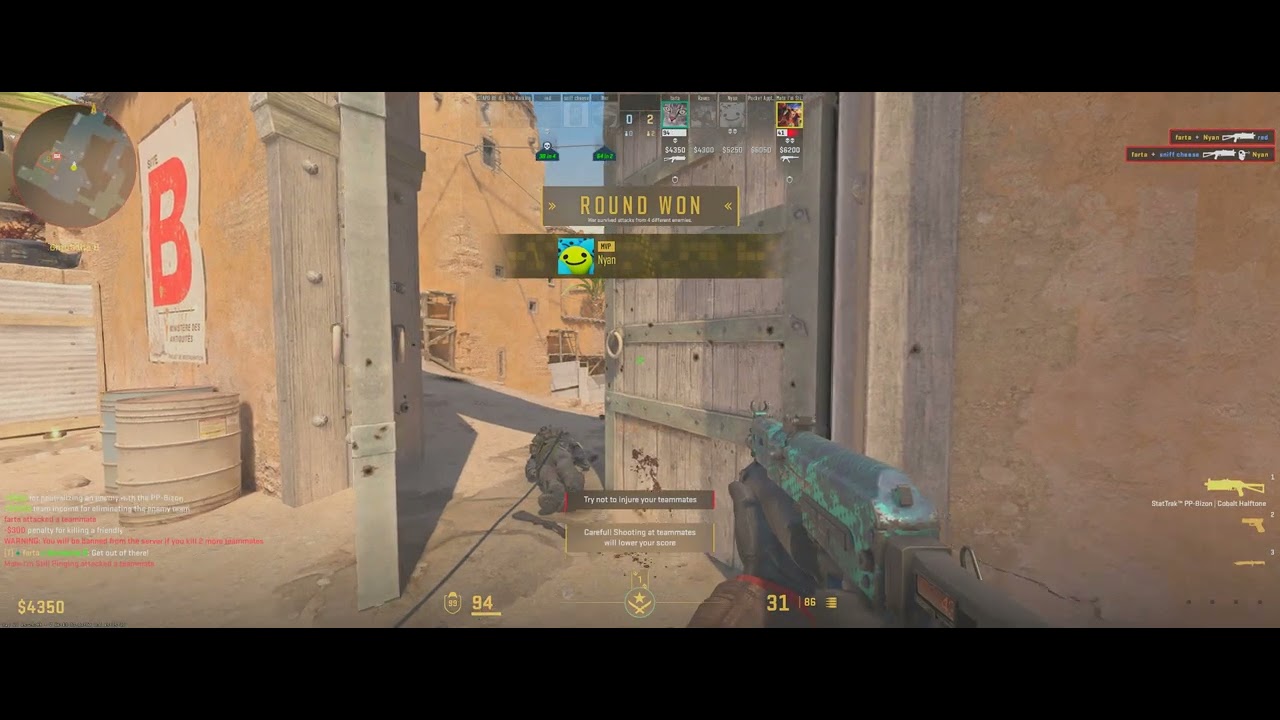 Satisfying teamkill - YouTube