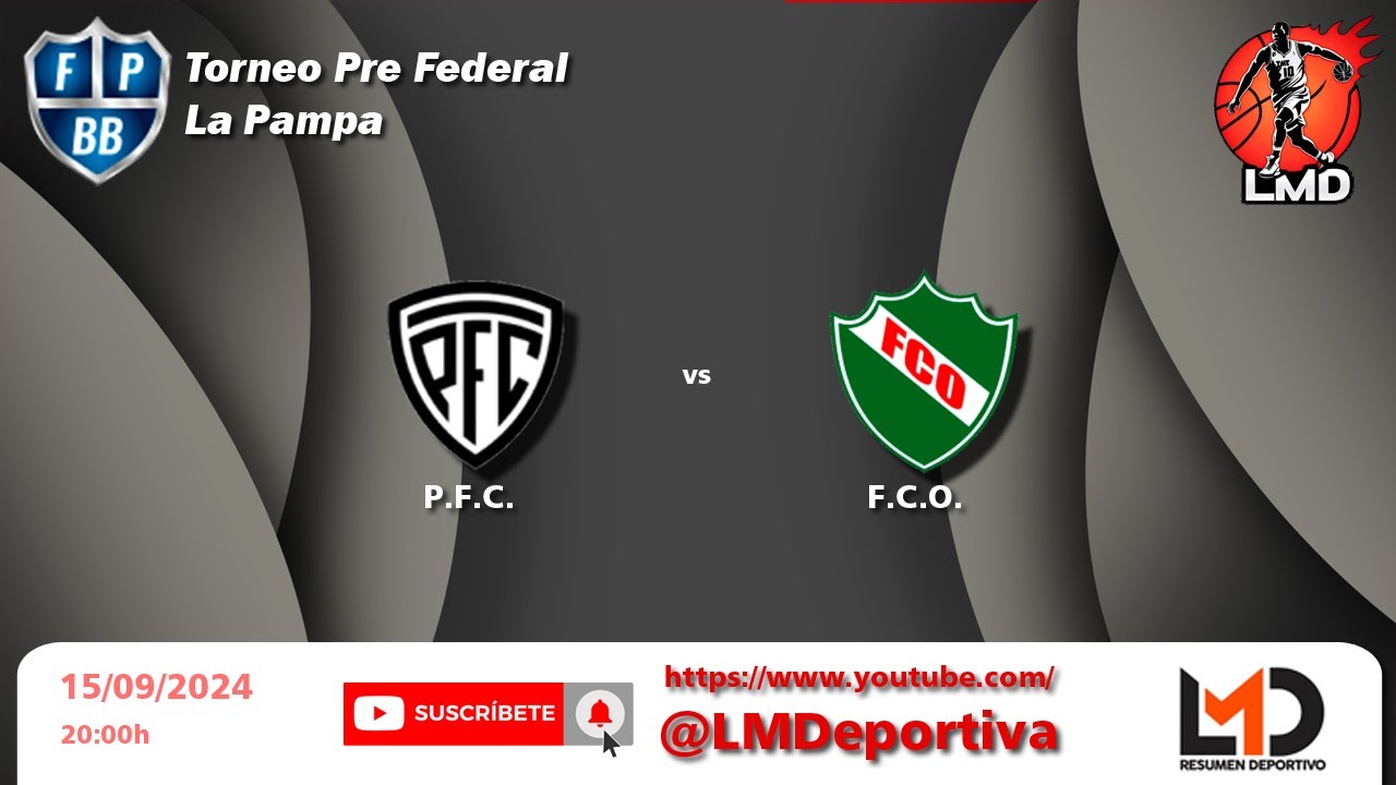 Pico Football Club vs Ferro Carril Oeste - Pre Federal de Básquetbol ...