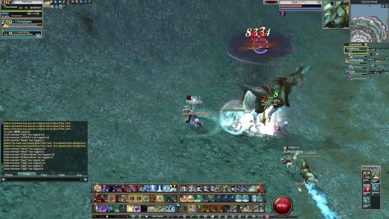 Rappelz: 175 Unicorn Boss - YouTube