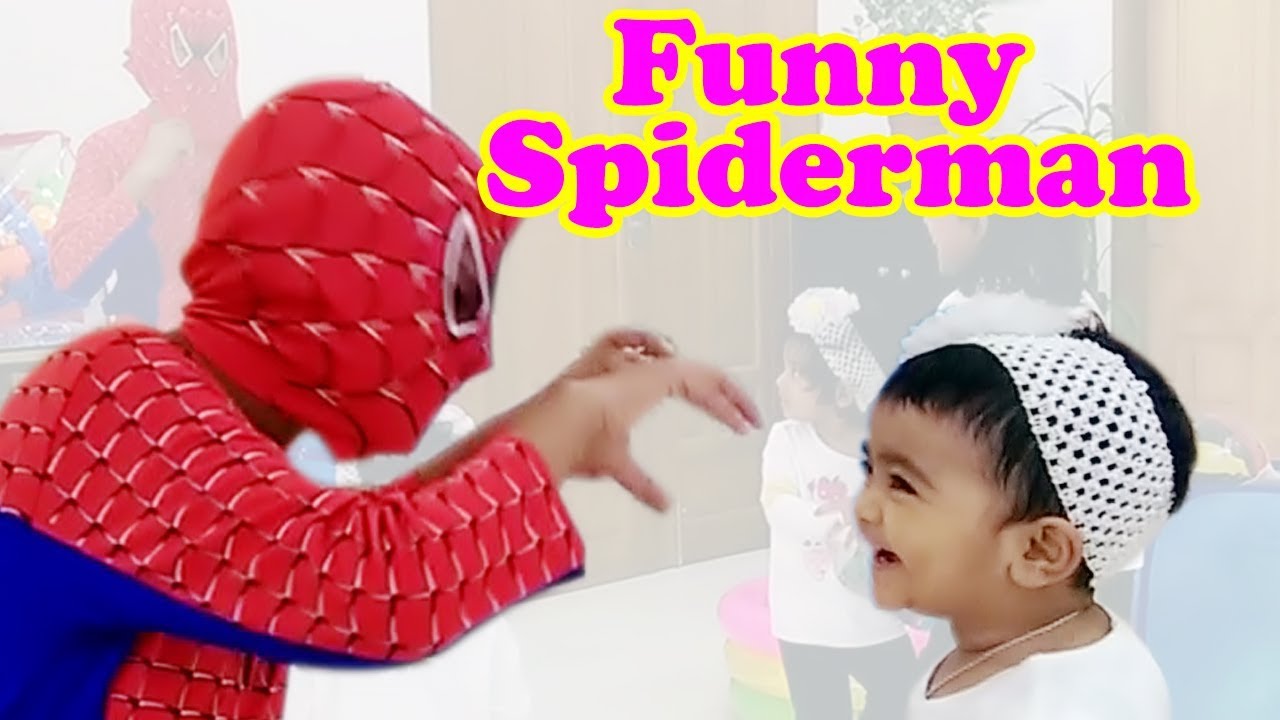 Best Funny Kids Spider-man Moments for Kids - Kids Mind Spiderman ...