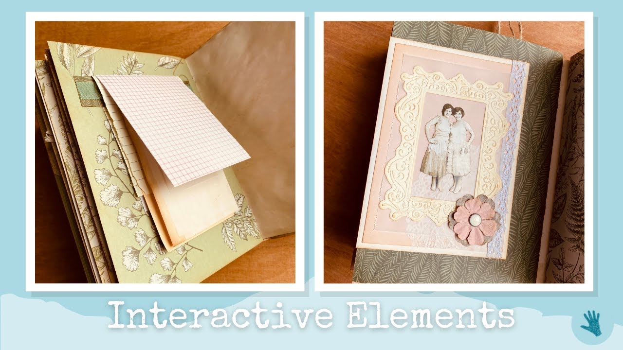 CRAFT WITH ME - Interactive Elements - Junk Journal Inspiration - YouTube