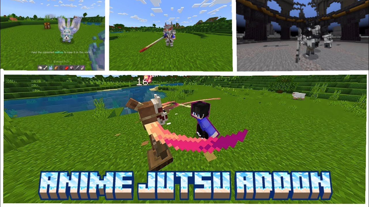 ADDON - ANIME JUTSU MINECRAFT BEDROCK 1.21+ - YouTube