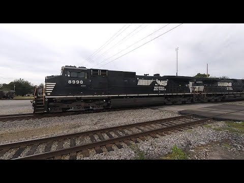 Norfolk Southern 201 - Trailer / Double Stack Train - Decatur, AL - YouTube