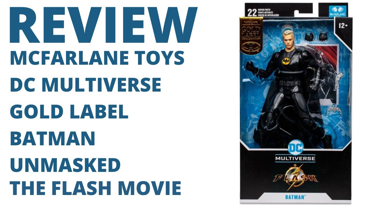 Review Mcfarlane Toys DC Multiverse Batman Unmasked - YouTube