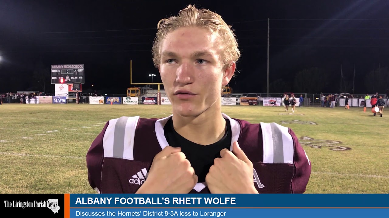 Albany football's Rhett Wolfe - YouTube