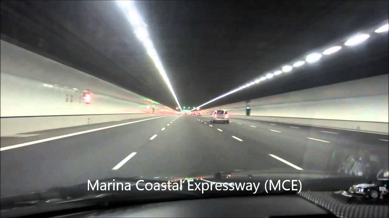 Marina Coastal Expressway (MCE), Singapore - YouTube