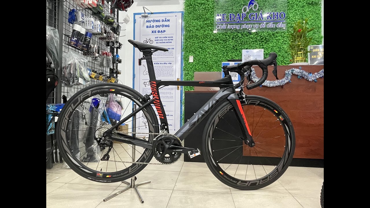 Xe Đua Sava Warwind 8 Carbon - Shimano 105 R7000 - YouTube