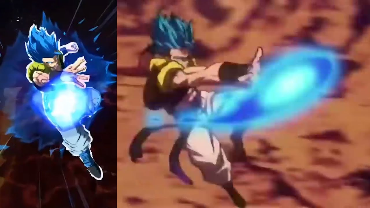 LF Fusing Gogeta Blue! References! ( Side by SIde ) Dragon Ball Legends ...