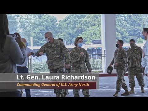 CG of U.S. Army North tours Baton Rouge General Mid City campus - YouTube