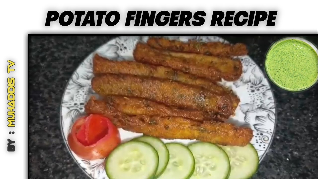 How to make potato fingers at home||crispy potato fingers recipe ...
