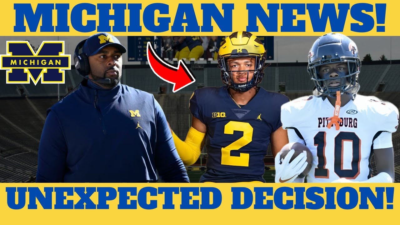 EVERYONE WAS SURPRISED BY THIS LAST MINUTE DECISION... MICHIGAN ...
