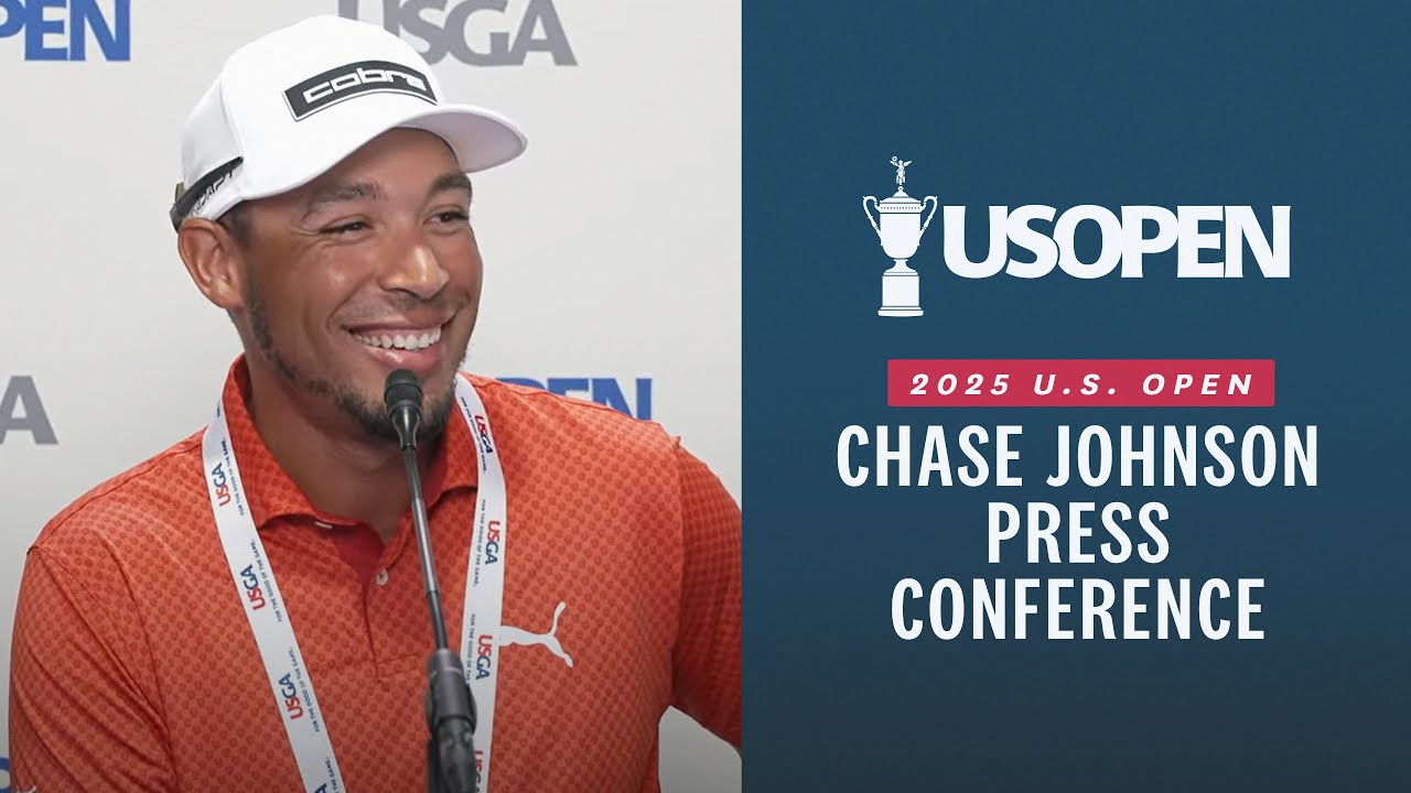 Chase Johnson: 2025 U.S. Open Press Conference - YouTube