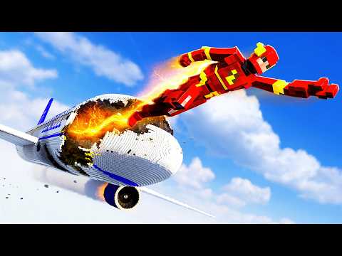 Causing a Plane CRASH as The Flash in Teardown
