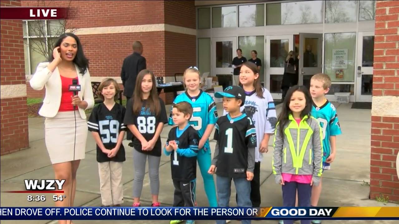 Felicia Lawrence LIVE SHOT at Polo Ridge Elementary - YouTube