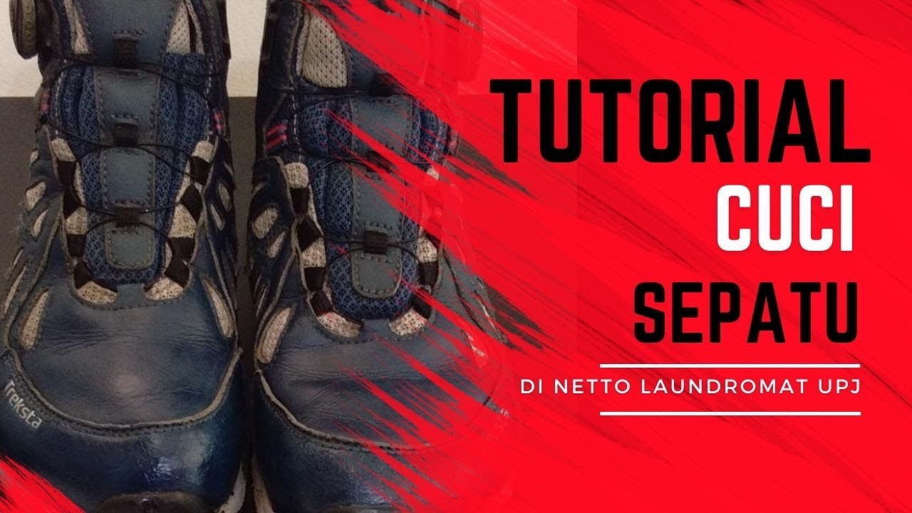 Tutorial cuci sepatu di Netto Laundromat UPJ - YouTube