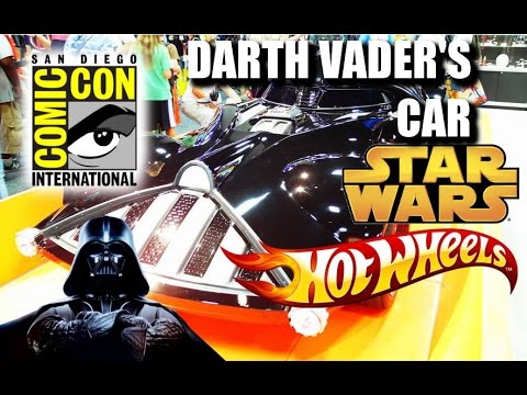 SDCC 2014: Hot Wheels DARTH VADER CAR in REAL LIFE!!! Star Wars HOT ROD ...