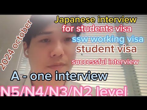 japanese interview // interview in japanese language for student visa 2024 october intake - YouTube