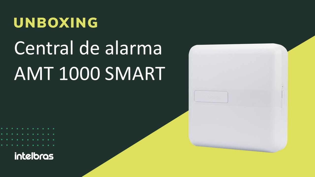 Unboxing central de alarma AMT 1000 Smart - Intelbras - YouTube