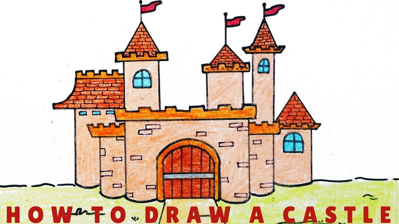 Castles Drawings In Color