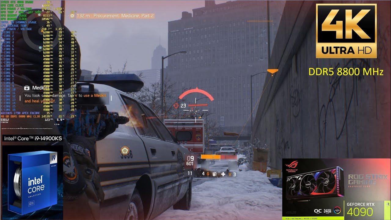 Tom Clancy's The Division 4K Max Settings Gameplay / STRIX RTX 4090 ...