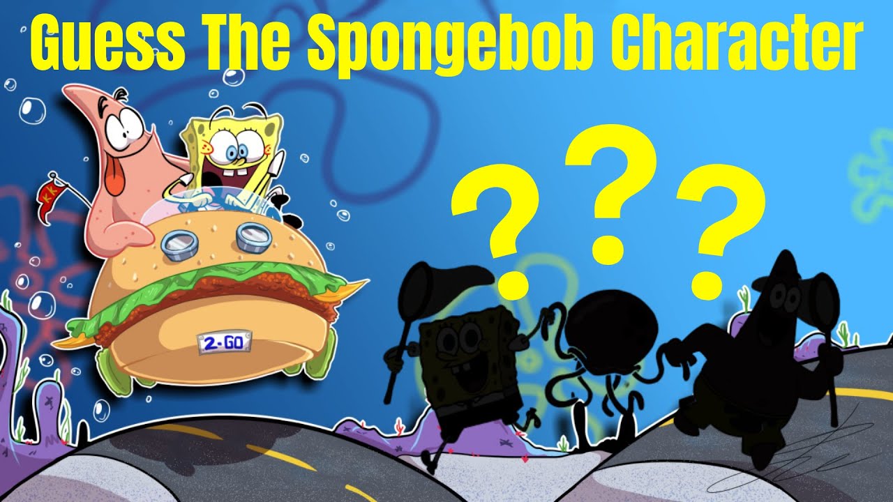 Guess The Spongebob Character| 50 Characters to Guess!🍍🍔 - YouTube