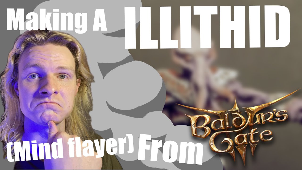 Sculpting an Illithid/Mindflayer Miniature for D&D from Baldurs Gate 3 ...