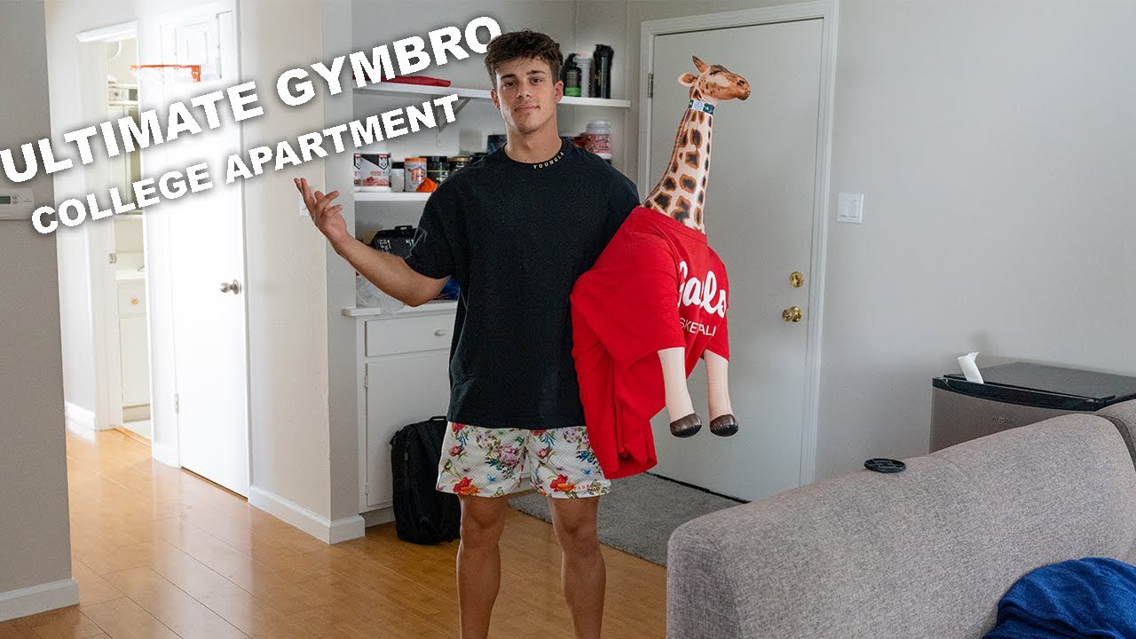 My New Apartment Tour | Gym Bro at College - YouTube