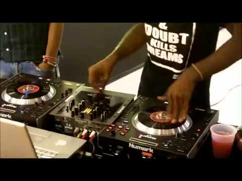 New pop DJ KIDD KOBY & MISS MULATTO @Nike Town in Lennox‏ - YouTube