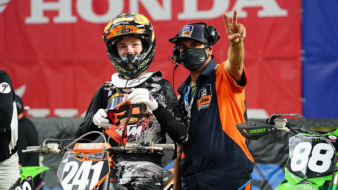 "Amateur" Joshua Varize Sits 13th in 250 Supercross Points - YouTube