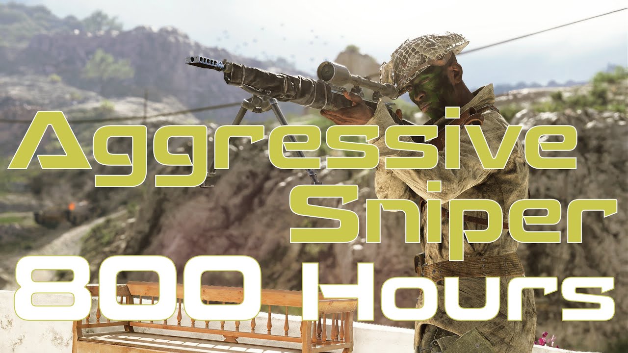 Aggressive Sniper 800 hours Battlefield 5 (Recon clip BF5) - YouTube