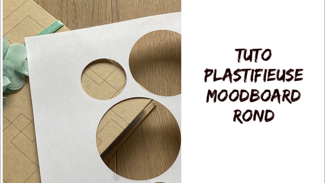 Tuto plastifieuse facile gabarit pochoir rond moodboard diy ...
